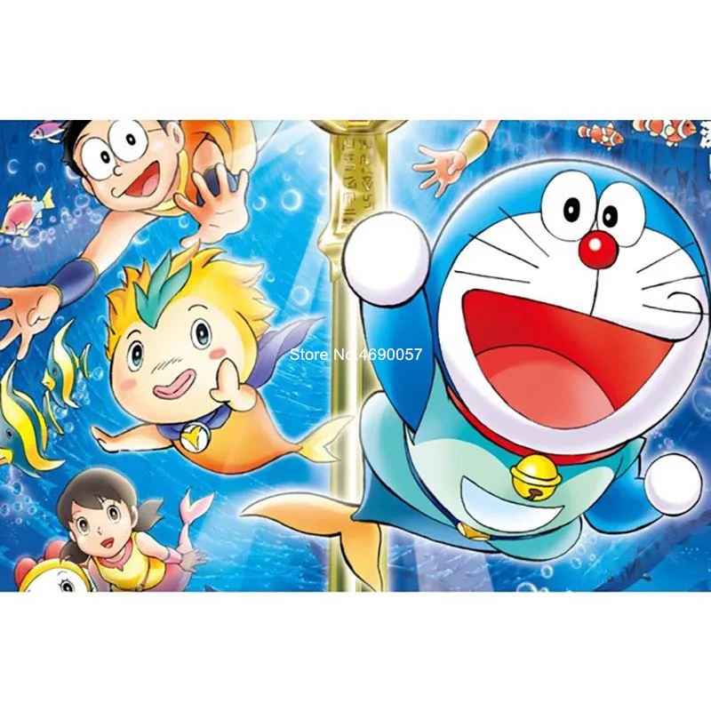 5d-DIY-Diamond-Painting-Wall-Art-Doraemon-Cross-Stitch-Cartoon ...