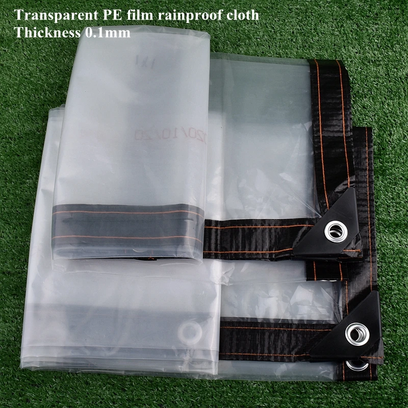 Black-Edge-0-1mm-Plastic-PE-Film-Transparent-Rainproof-Cloth-Waterproof ...