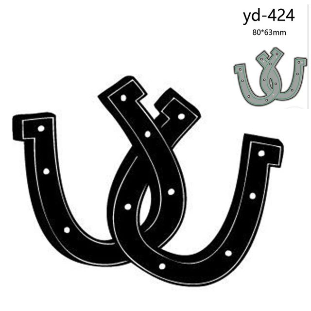Double Horseshoe Stencil