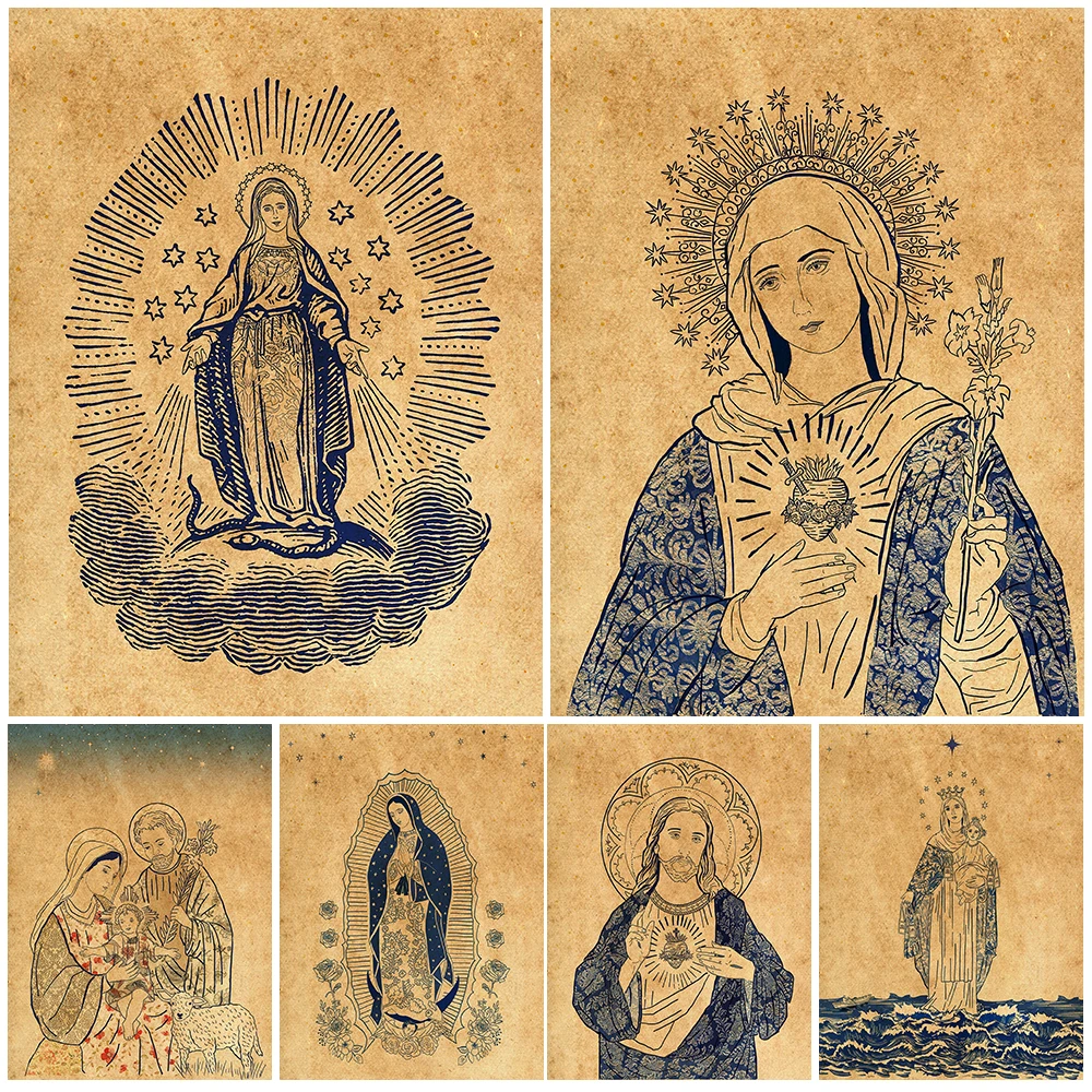 Jesus Christ With Mother Mary Pictures