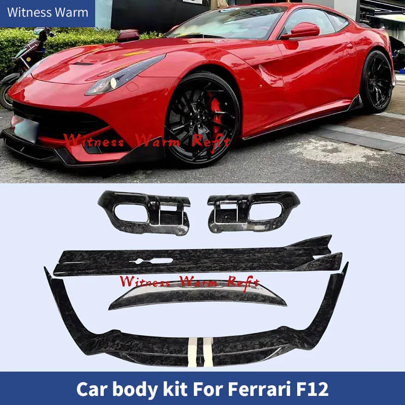 Kit de cuerpo completo de fibra de carbono forjado para Ferrari F12 ...