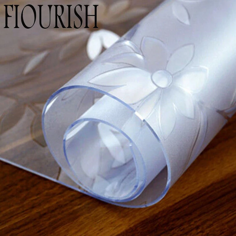 Transparent Tablecloth Soft Glass | Kitchen Table Cover Waterproof ...