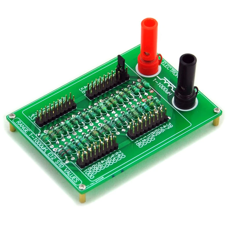 1uH to 1000uH E12 Standard 37 Values Programmable Inductor Board.