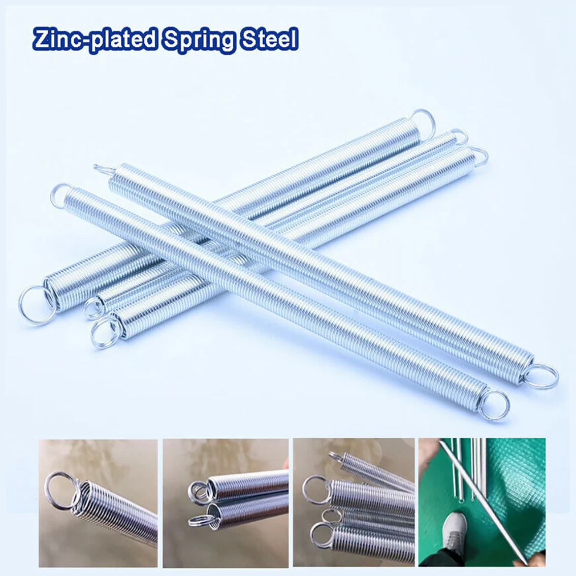 1Pcs-Extension-Spring-0-4mm-1mm-Tension-Spring-With-Double-Hook-Zinc ...