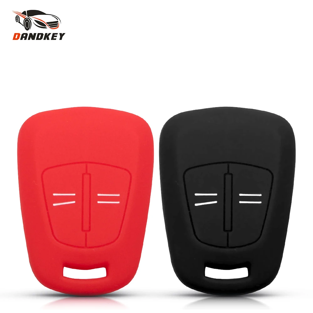 Dandkey 2 Buttons Silicone Remote Key Case Fob Cover For Vauxhall Opel ...