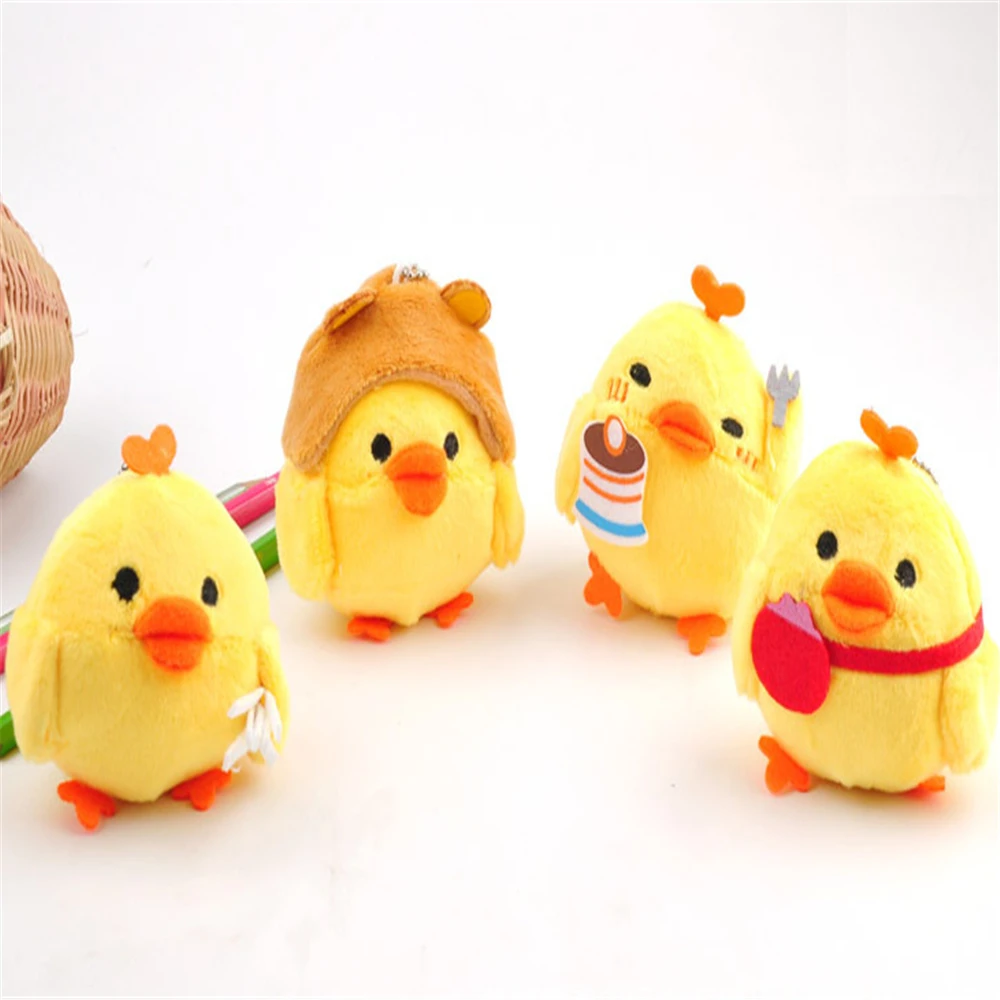 Little Stuffed Chicken Toy Doll , Plush Gift Key Chain - Stuffed ...
