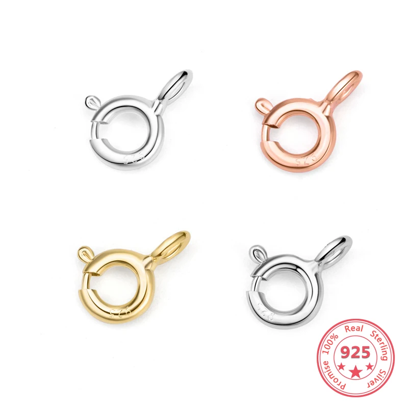 6pcs-925-Sterling-Silver-Color-Round-Claw-Spring-End-Clasps-5mm-for-DIY ...