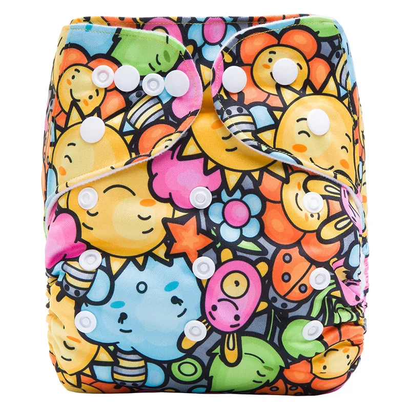 Prefold Sleepy Cloth Diapers Organic Cloth Nappies Printed Youth ...
