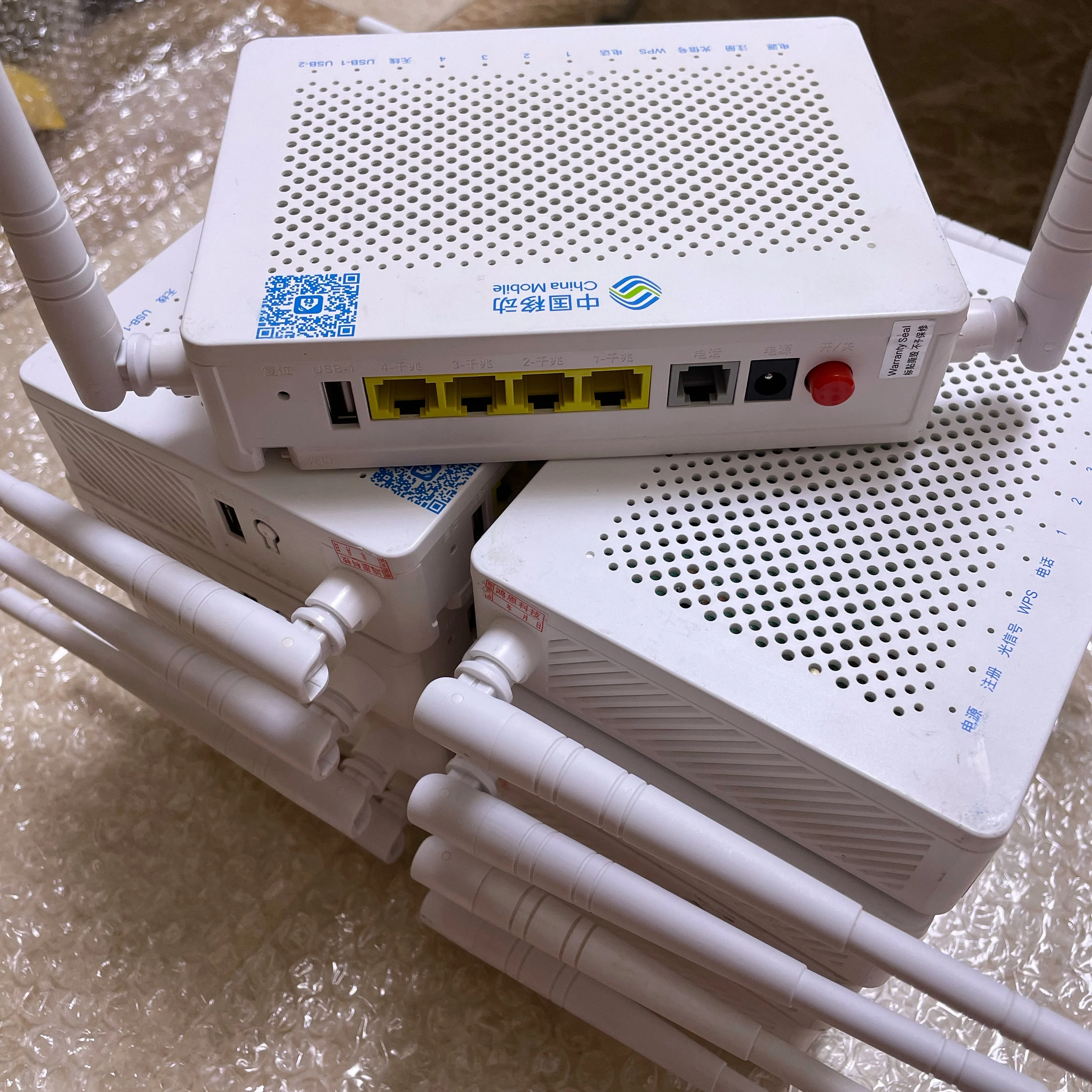 8PCS ZTE F673AV9 Dual Band 4ge+1tel+2usb+Ac 5G WiFi onu Gpon Fiber ...