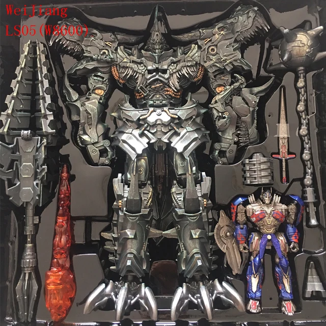 WEIJIANG 애니메이션 공룡 변형 로봇, Grimlock W8600 BMB LS05 액션 피규어, SS07 MP08 합금 ...
