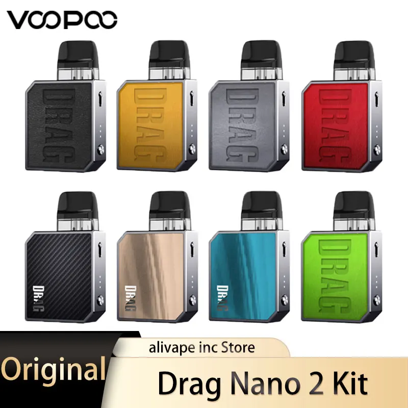 VOOPOO Kit de vapeo Drag Nano 2 Original, 20W, 800mAh, 2ml, Cartucho de ...