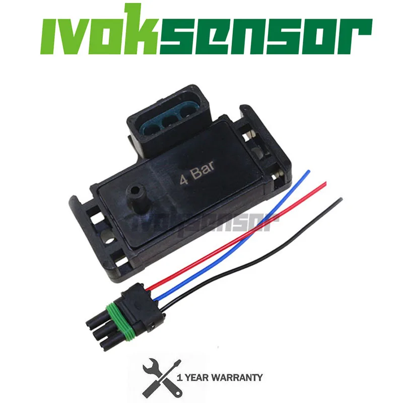 100% Test 4bar 4 Bar 58 Psi 58psi Turbo Boost Pressure Map Sensor For ...