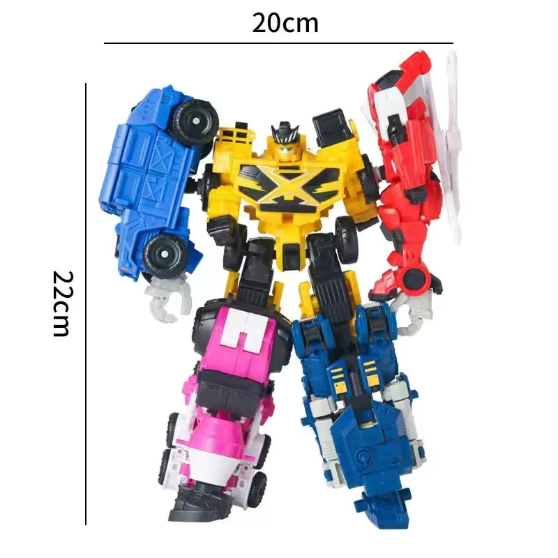 5 In 1 Miniforce Transformation Toys Action Figures Miniforce X ...