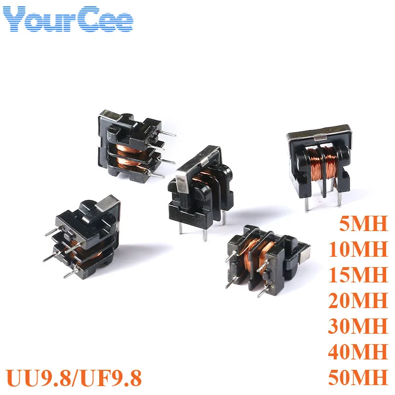 5PCS UU9.8 UF9.8 Common Mode Choke Inductor 5mH 10mH 15mH 20mH 30mH ...