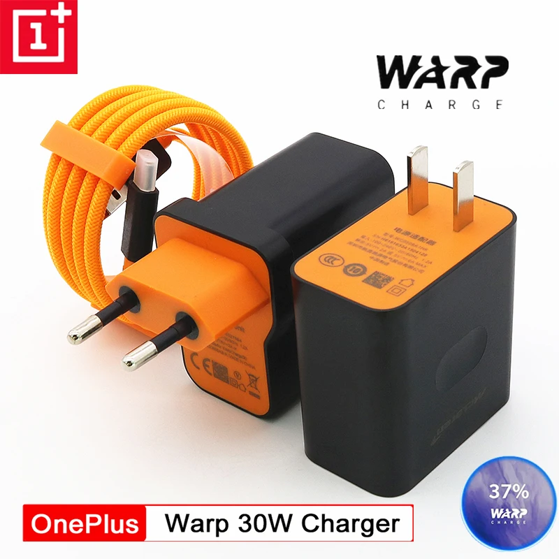 Original Oneplus 7T Warp Charger 30W 5V/6A Mclaren Charge Adapter ...