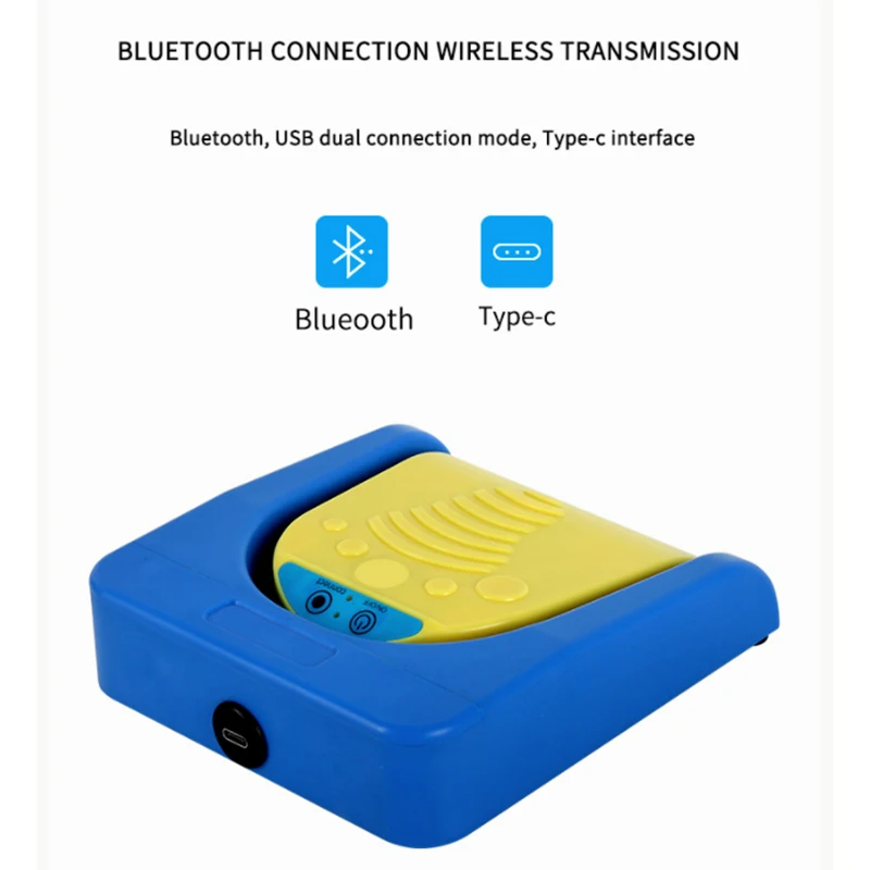 Wireless Bluetooth Foot Pedal Switch Usb Type-c Controller User-defined ...