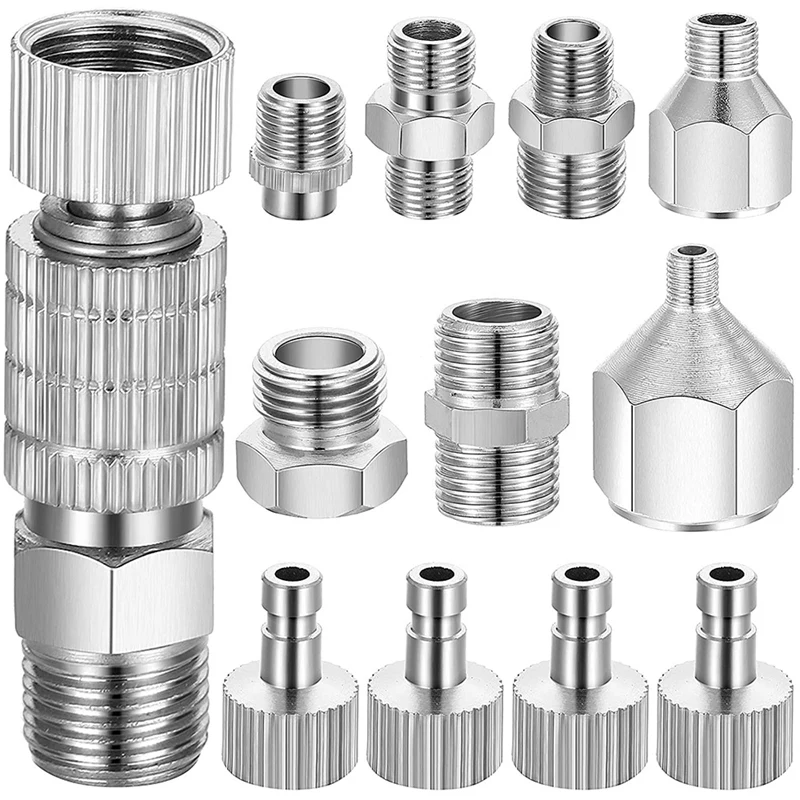 13 Pieces Airbrush Adapter Set Includes Airbrush Quick Release