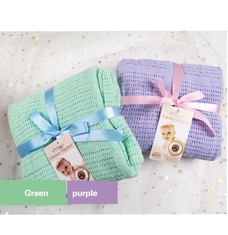 AAG Cotton Baby Blankets Newborn Wrap Swaddle Diaper Cocoon Baby Bath ...