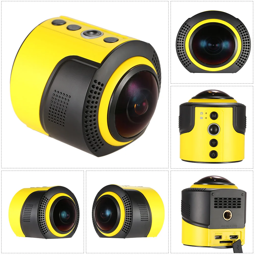 360 Degree Panorama Camera Wifi 1080P 30FPS 8MP Cameras for Virtual ...