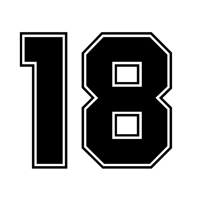 Black Number 18