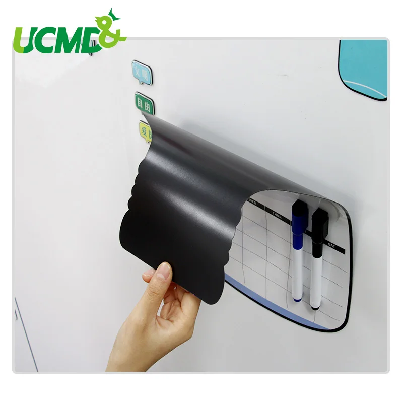 Magnetic Whiteboard Home Decor Fridge Sticker Dry Wipe Calendar Writing ...