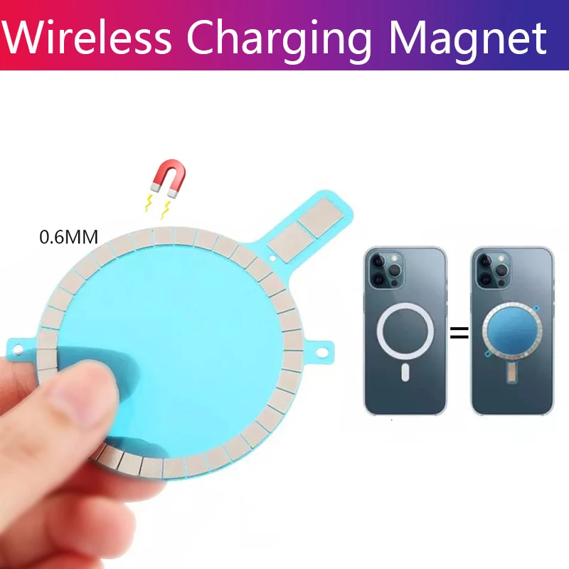 Wireless Charging Magnet For Magsafe For Iphone 11 12 Pro Max 12 Mini ...