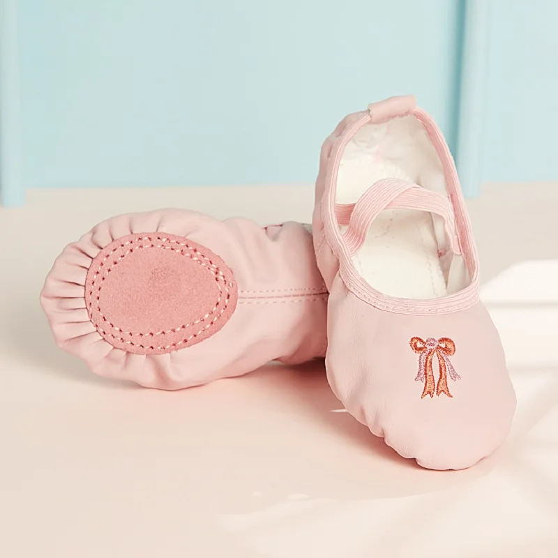 Fiber Leather Girls Dance Shoes | Ballet Pointe Shoes Girls - Girls ...