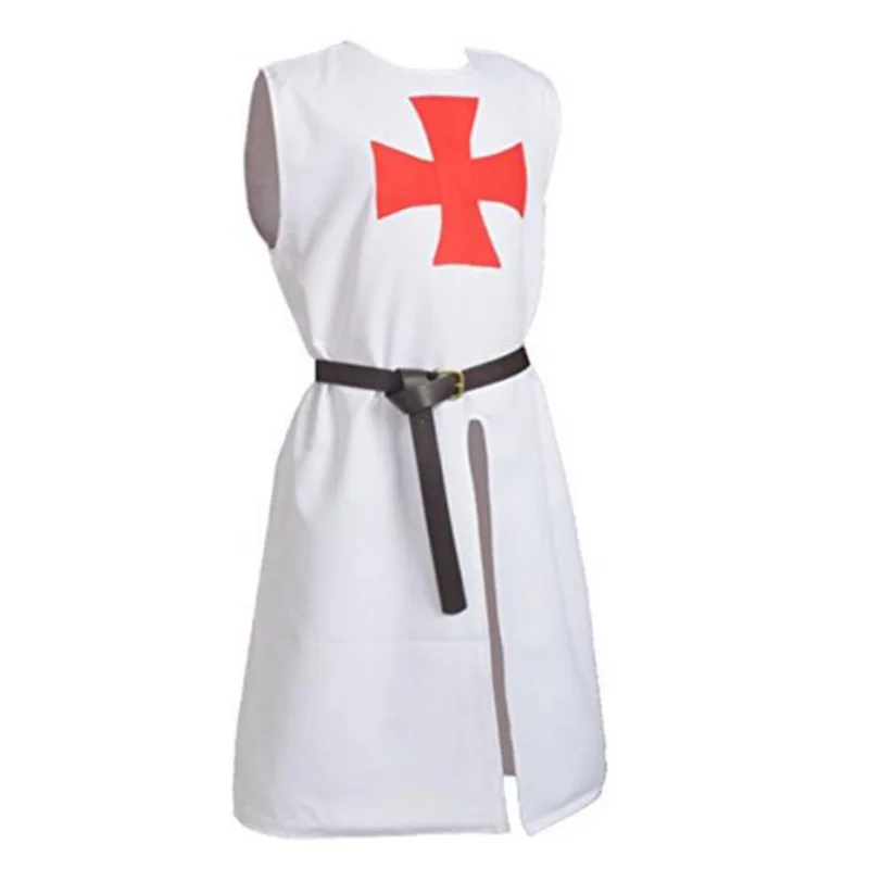 Tunic Robe Sets Medieval Knight Crusader Warrior Costume Men Fighter ...