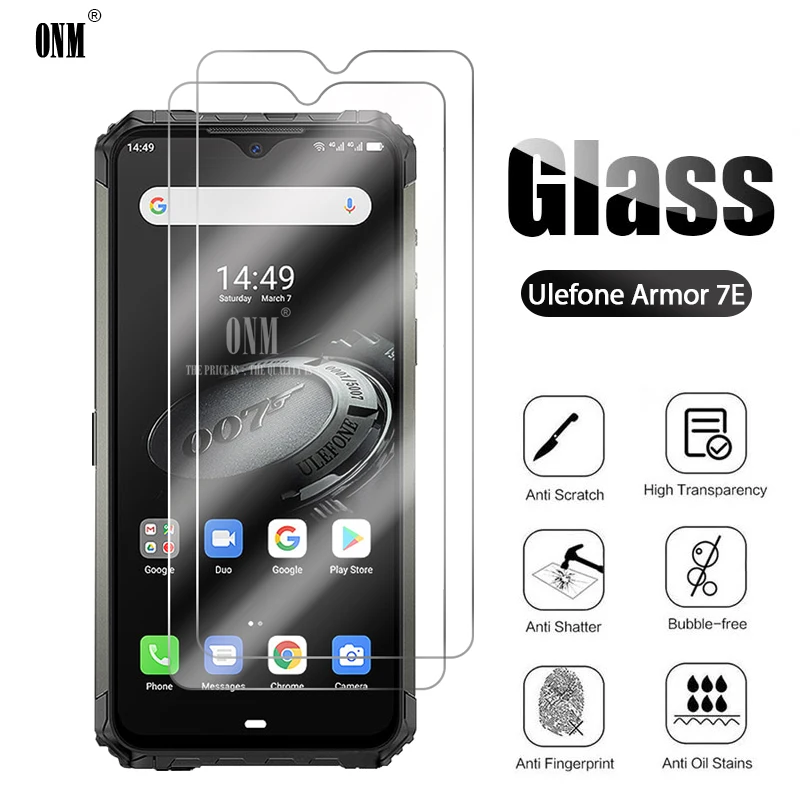 2Pcs-Tempered-Glass-For-Ulefone-Armor-7E-Screen-Protector-For-Ulefone ...