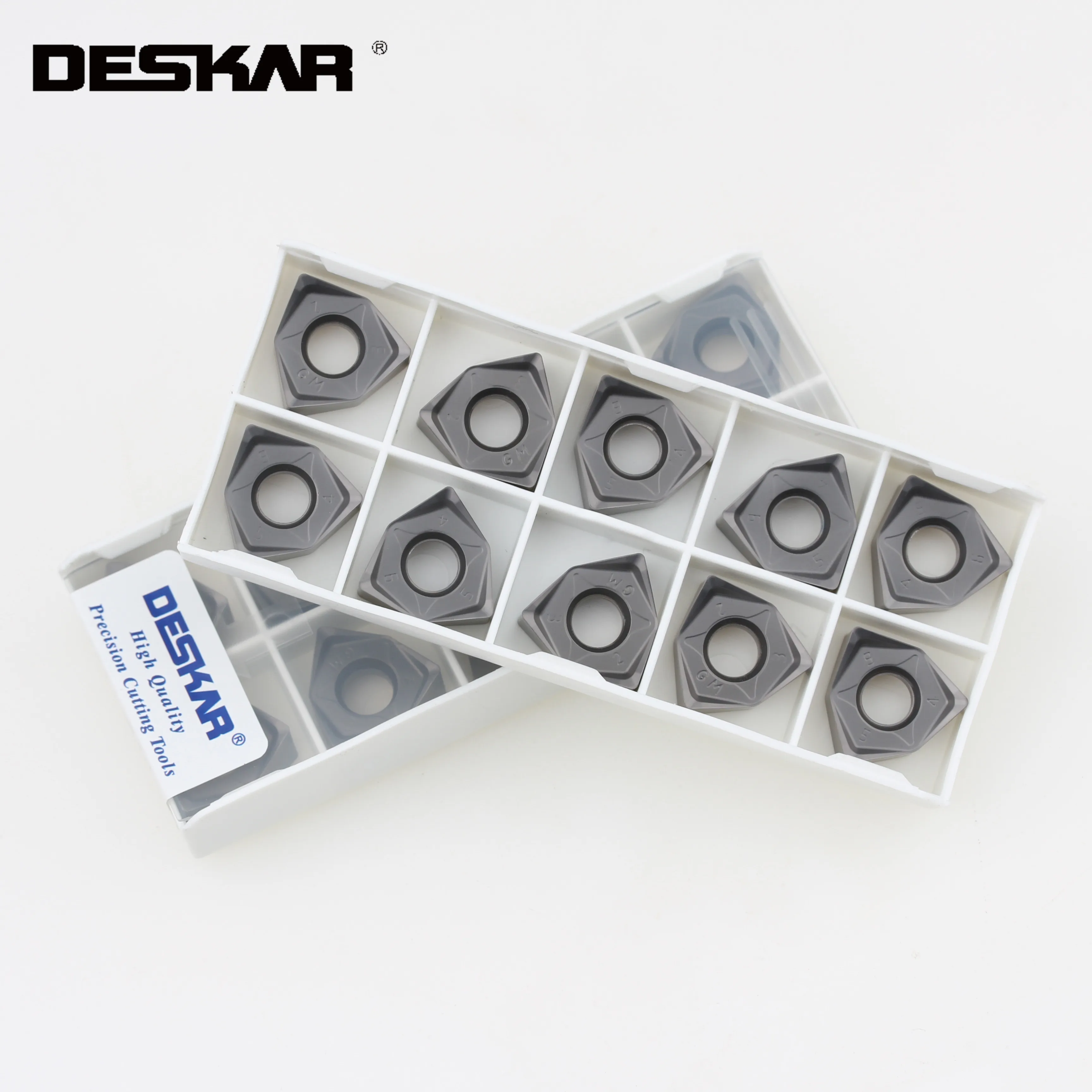 10PCS-DESKAR-WNMU080608EN-GM-LF6018-Milling-Cutting-Cutter-Carbide-Inserts-CNC-Lathe-Turning ...