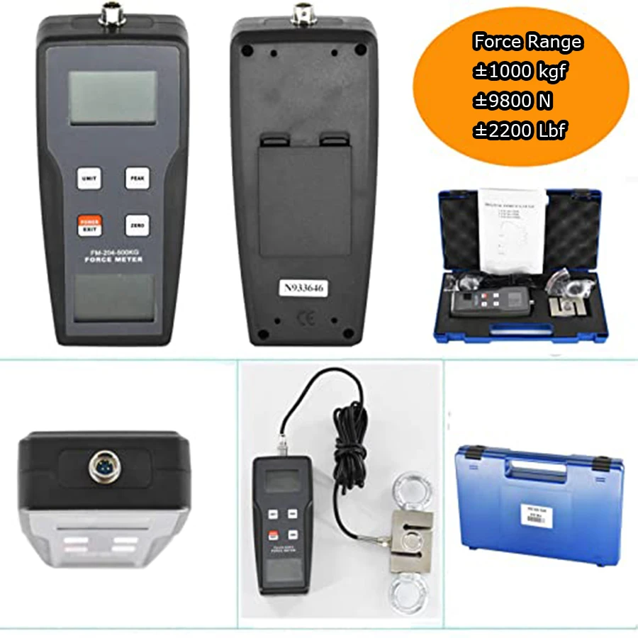 Dynamometer Split Digital Force Gauge Push Pull Tester Meter for Test ...