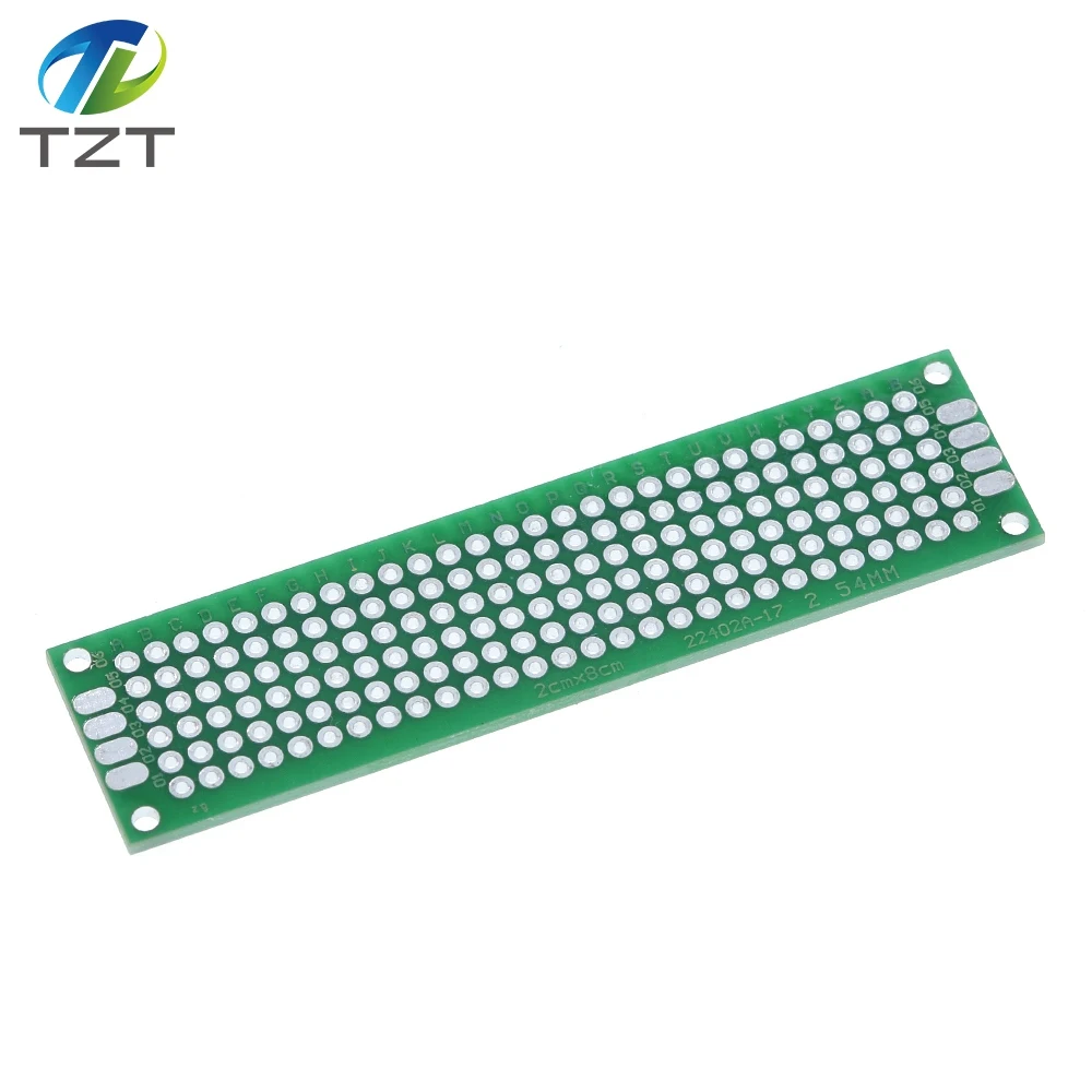Tzt 2x8 Double Side Copper Prototype Pcb Universal Board Experimental ...