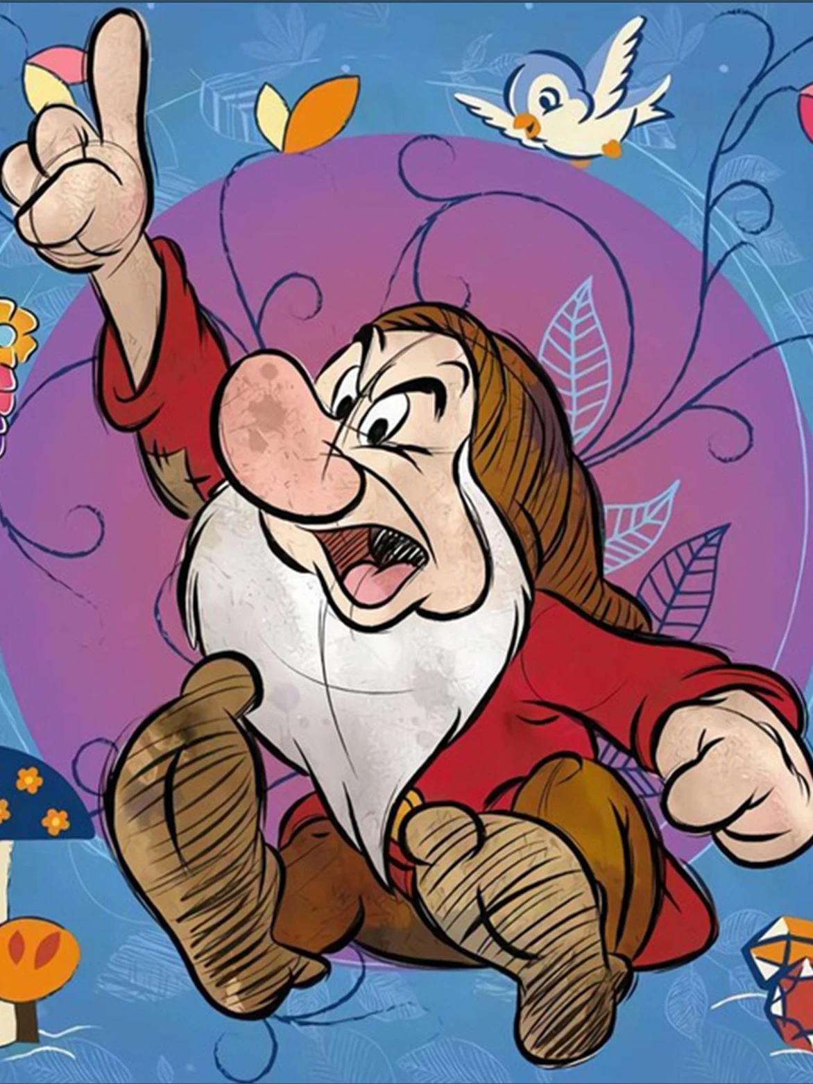 Grumpy Dwarf Wallpaper