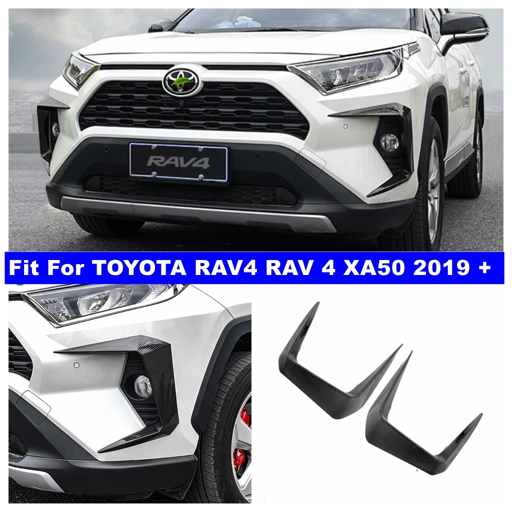 Carbon-Fiber-Front-Bumper-Fog-Lights-Lamps-Protection-Cover-Trim-Fit ...