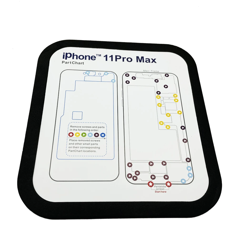 15PC Professional Guide Pad for iPhone 11 11pro XsMax XR XS X 8P 8 7 7P ...