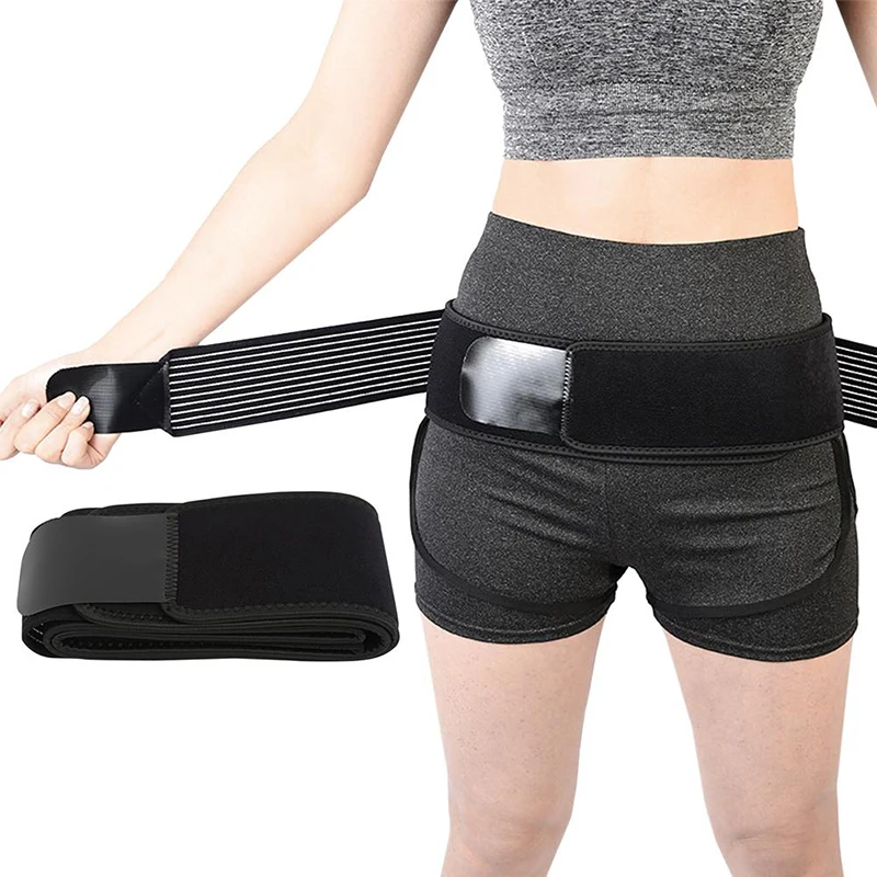 Women Pelvic Support Belt Postpartum Belly Wrap Brace Band Stretchable ...