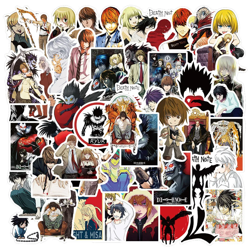 10/30/50pcs Animation Death Note Series Personalized Decoration ...