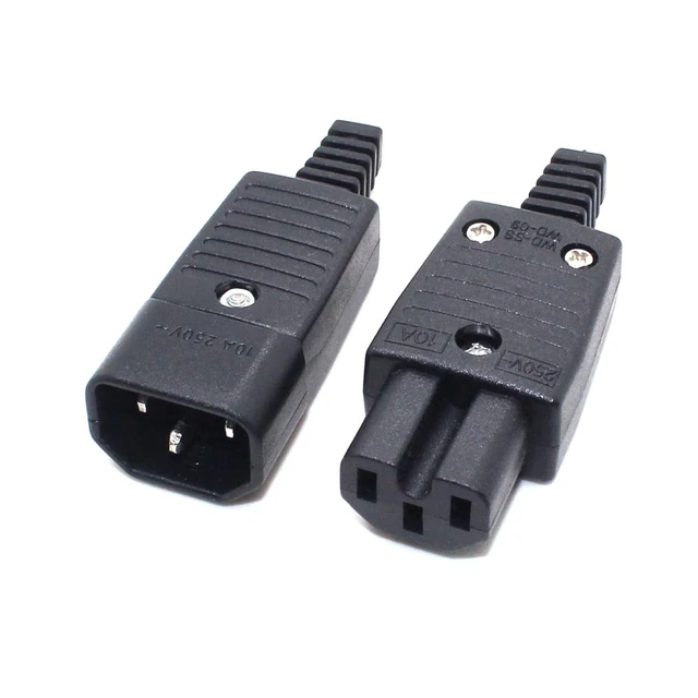 Piece AC 250V 10A Female Power Adapter Terminals IEC320 C13, 50% OFF