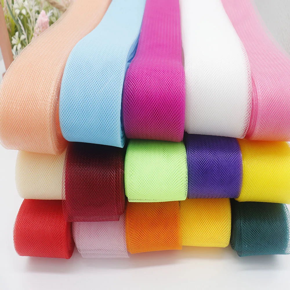 Soft-Polyester-Flat-Plain-Horsehair-Crinoline-cyberlox-braid-for-crafts ...