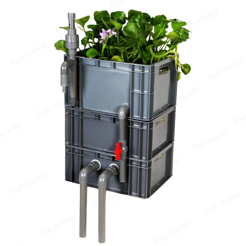 Landscape pool Fish pond filter water circulation system koi pond ...