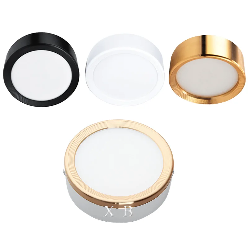 Ultra-thin-4-Color-LED-Ceiling-Light-Fixture-Lamp-Surface-Mount-Living ...