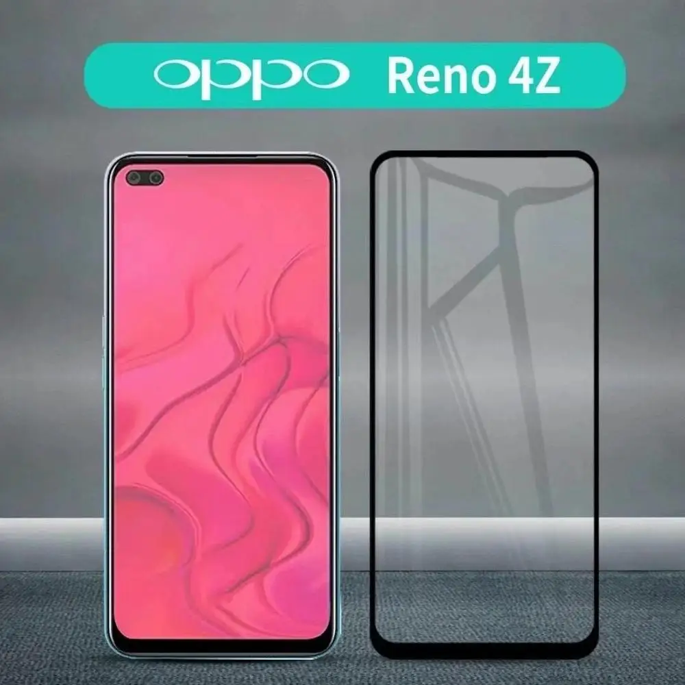 2PCS-3D-Full-Glue-Tempered-Glass-For-Oppo-Reno-4Z-Full-Cover-9H-film ...