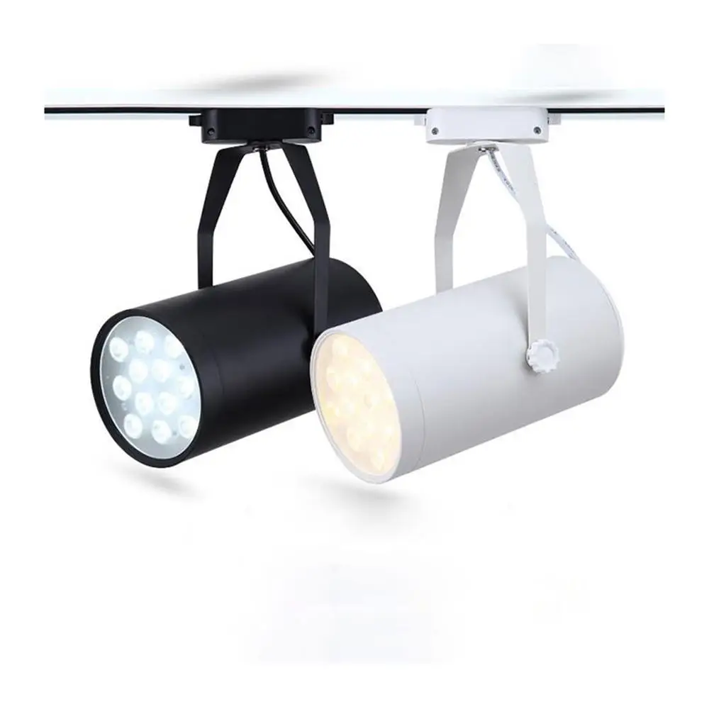 Modern Led Track Rail Light Ac85- 265v Spotlights Adjustable Rail Track ...