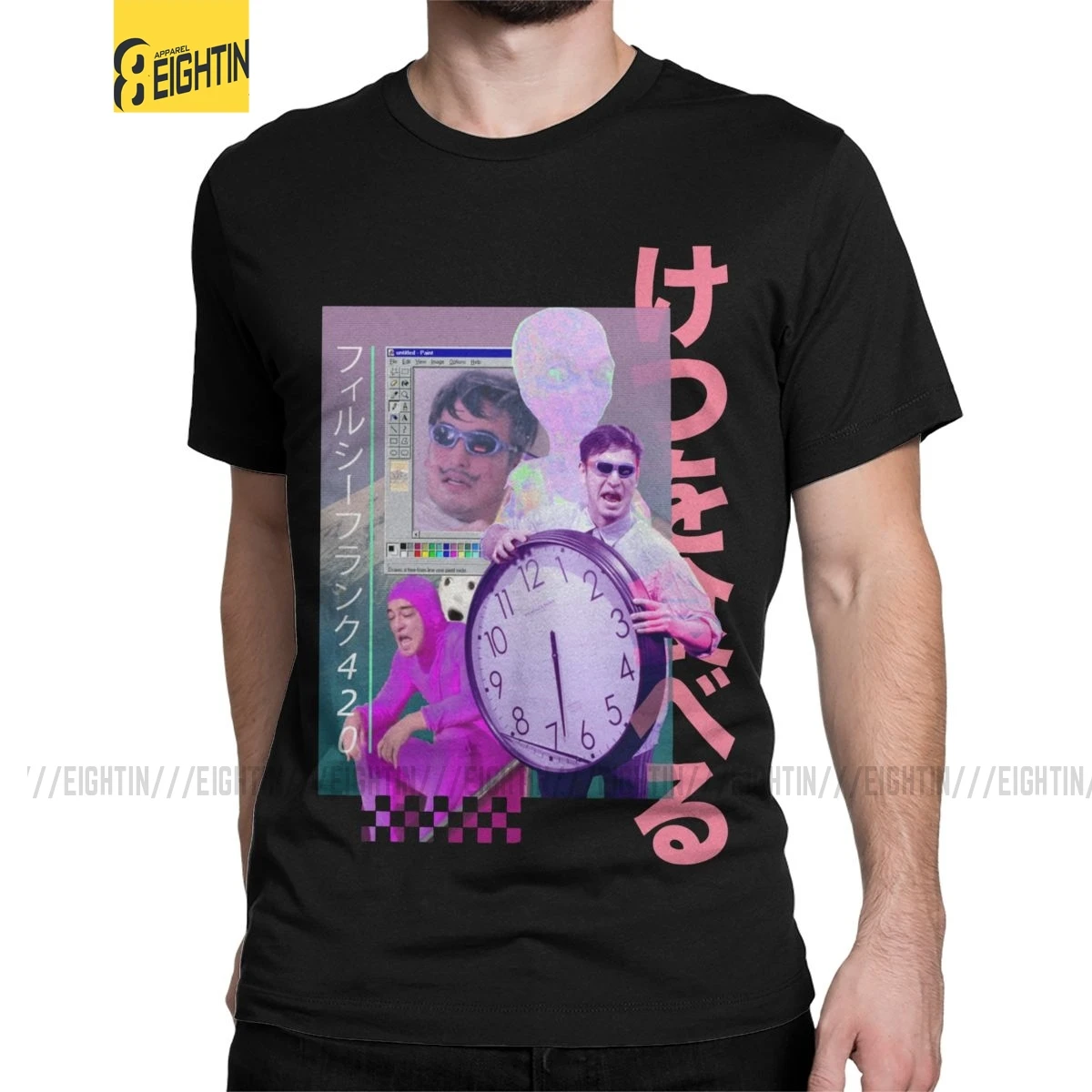 Eightin Vaporwave Filthy Frank 420 T Shirt 100% Cotton Large Size ...