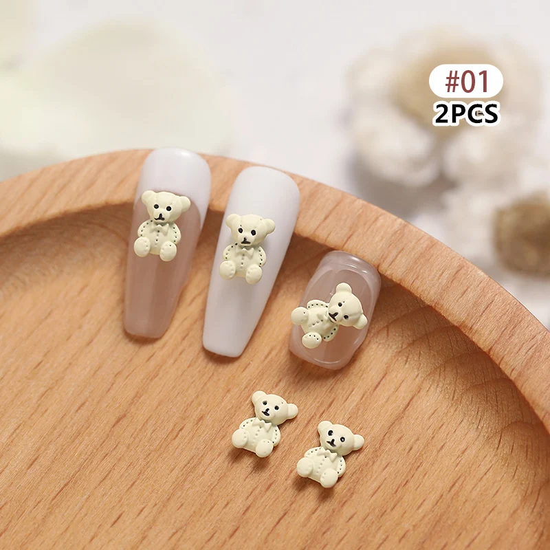 Teddy Bear Nail Art