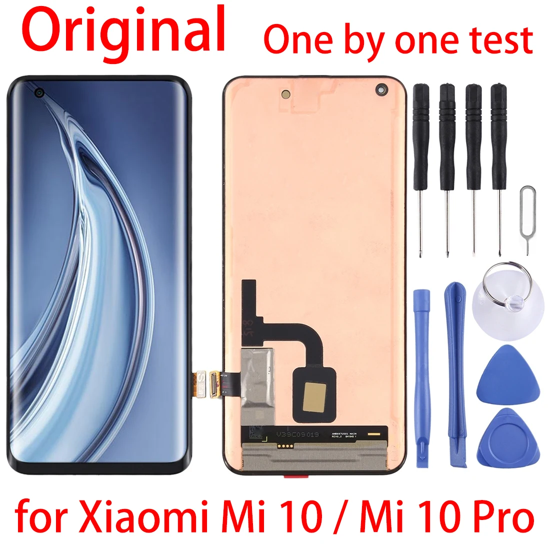 Original Amoled Material Lcd Screen And Digitizer Full Assembly For Xiaomi Mi 10 / Mi 10 Pro (c ...