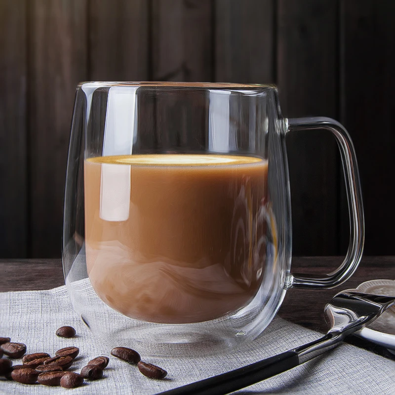 Double glass coffee mugs store