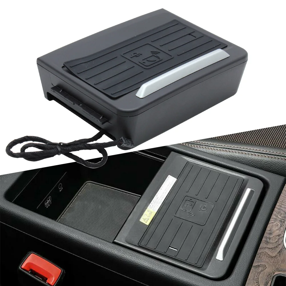 Car-Wireless-Charger-Auto-Console-Storage-Box-Phone-Fast-Charging-Pad ...