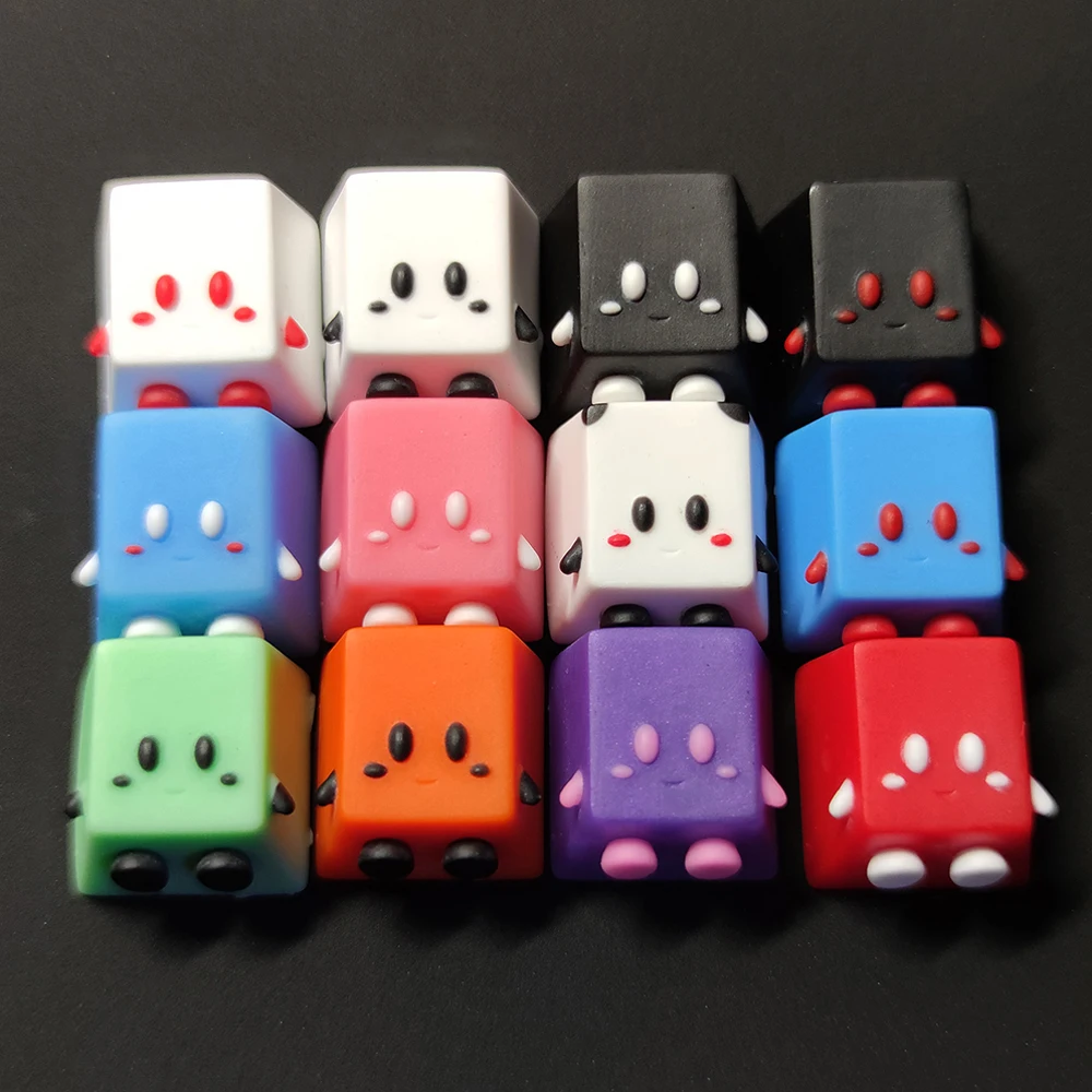 Color-Customized-Cute-Pudding-Square-Box-Design-Resin-Keycaps-For ...