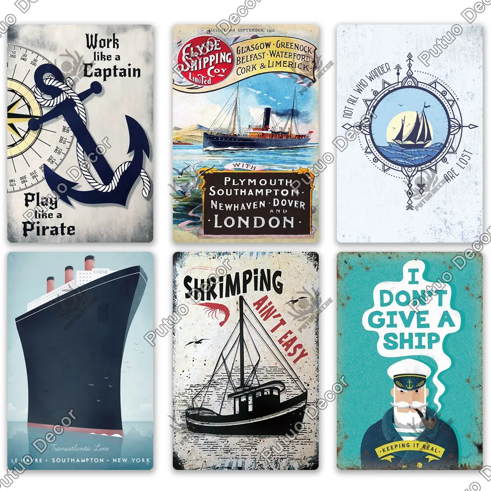 Vintage Nautical Posters